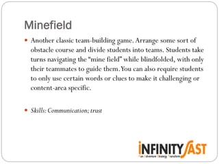 Corporate Team Building Games & Ideas | PPTX