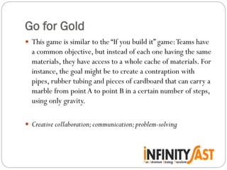 Corporate Team Building Games & Ideas | PPTX