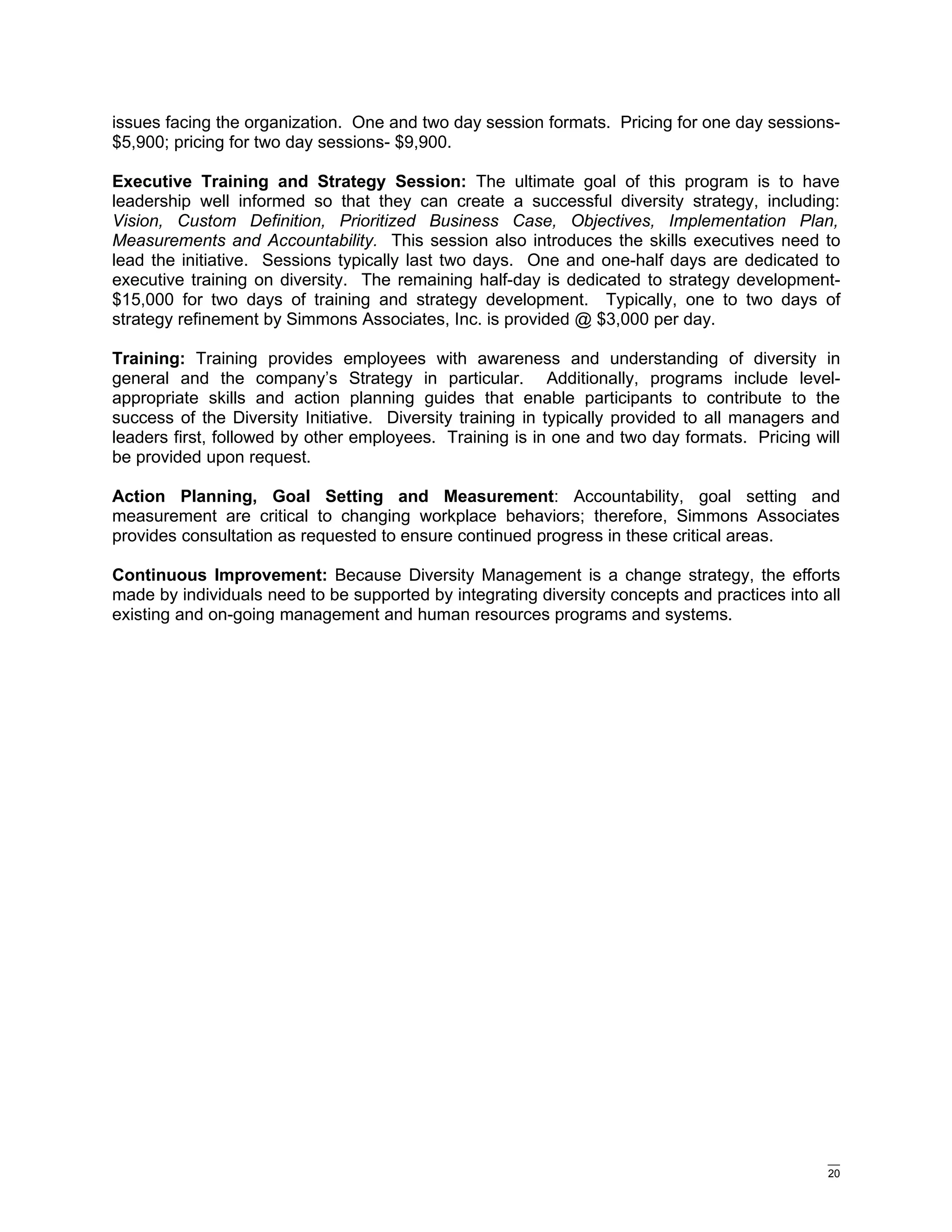 Corporate Training And Development Catalog | DOC