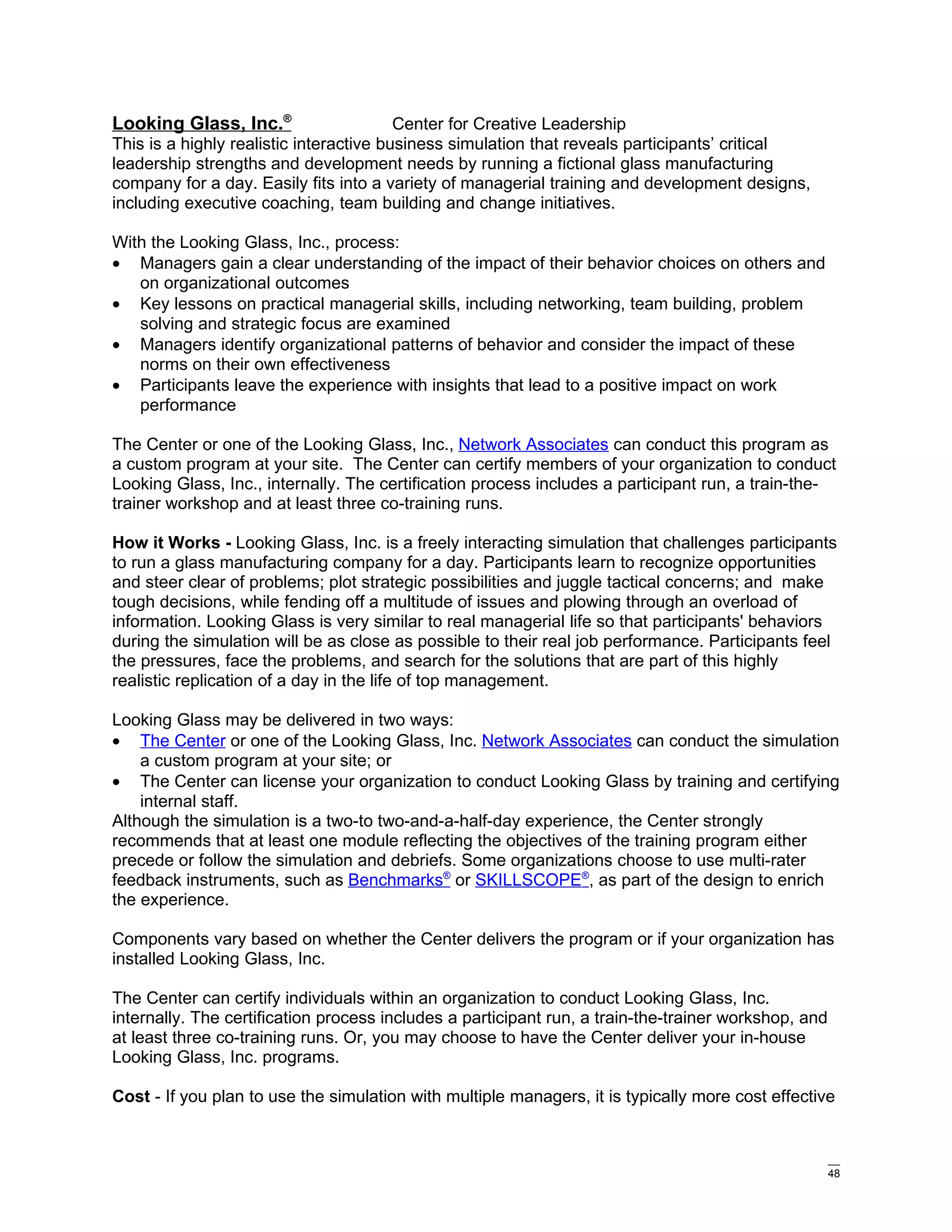 Corporate Training And Development Catalog | DOC