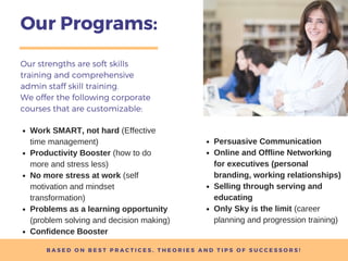 Corporate Training Solutions by RiseAssist | PPT