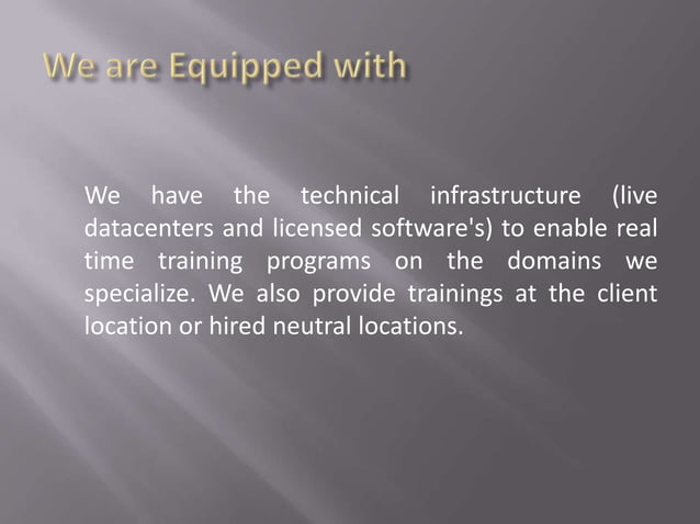 Corporate Training Vls Consulting Llp | PPT