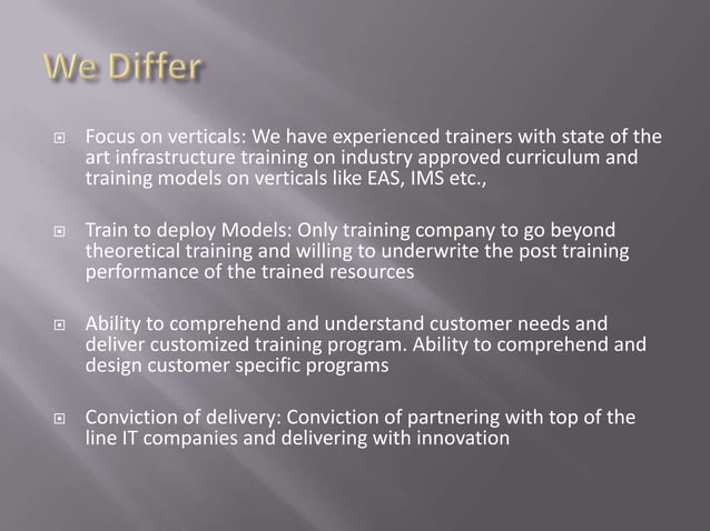 Corporate Training Vls Consulting Llp | PPT
