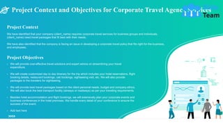 Corporate Travel Agency Services Proposal PowerPoint Presentation ...