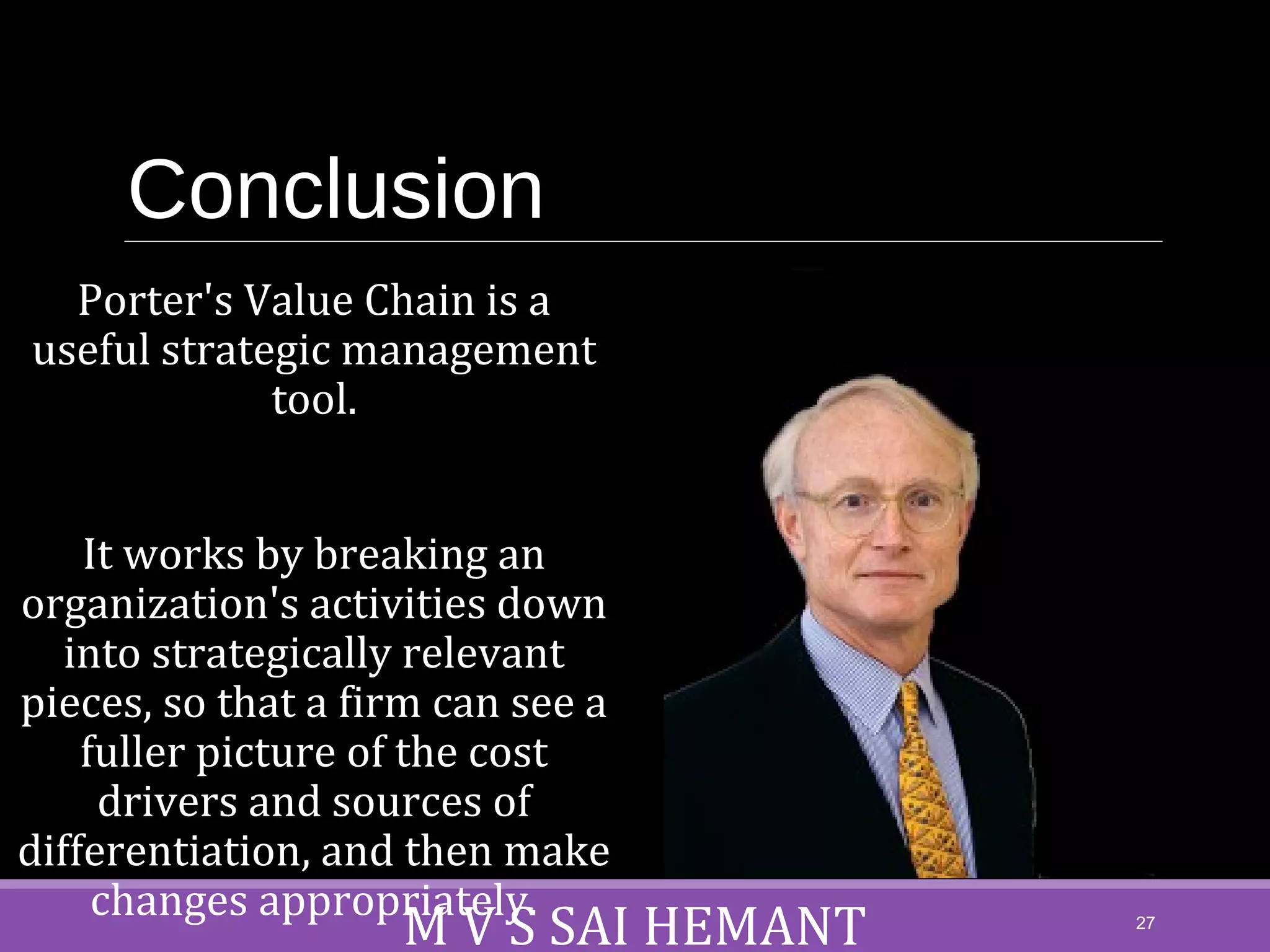 Strategy Management : Porter's Value Chain | PPT