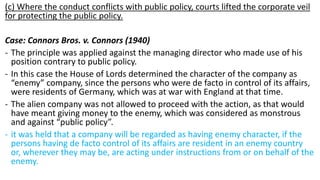 Corporate Veil, Civil & Criminal Liabilities, Cases.pptx