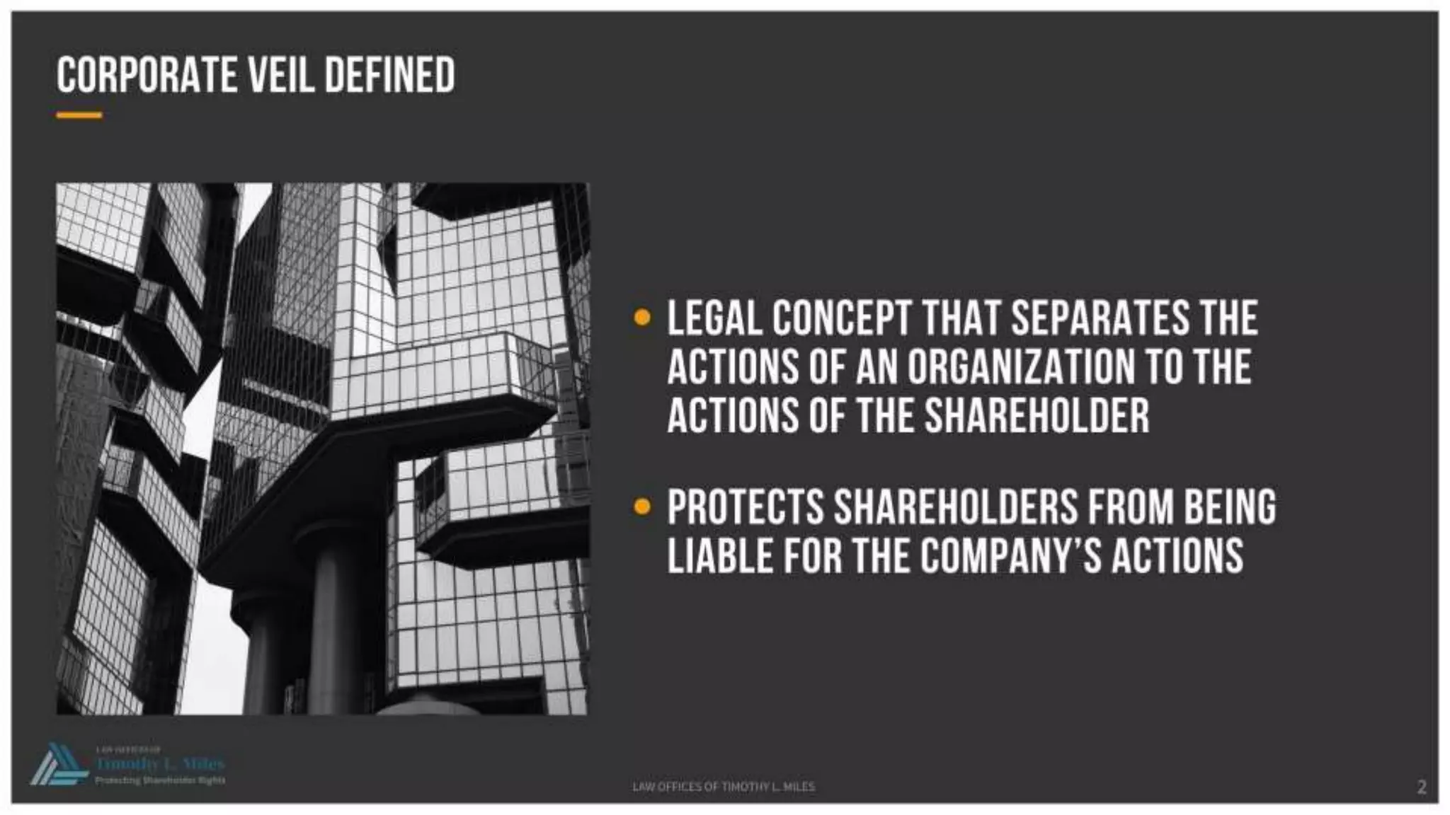 Corporate Veil Defined and Examples | PPTX