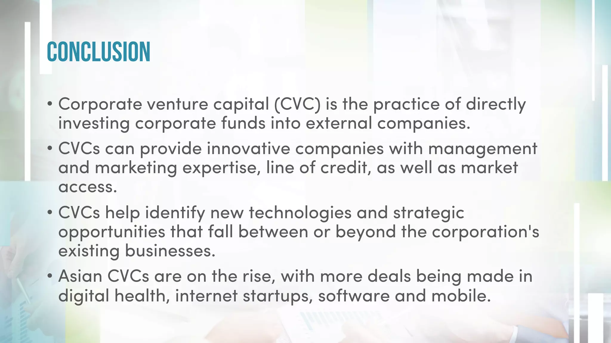 Corporate Venture Capital: Asia rising | PDF