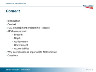 APM Corporate Accreditation webinar 02.04.2014