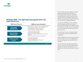 Lessons from the Front Lines: Making ABM Work for You | PDF | Marketing ...