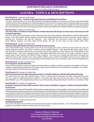Corporate Wellness Conference Brochure | PDF