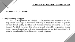 R.A. No. 11232 - The Revised Corporation Code Concepts and Doctrines | PPTX