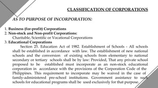 R.A. No. 11232 - The Revised Corporation Code Concepts and Doctrines | PPTX
