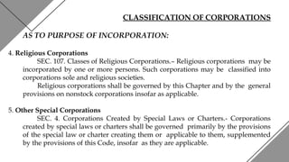 R.A. No. 11232 - The Revised Corporation Code Concepts and Doctrines | PPTX