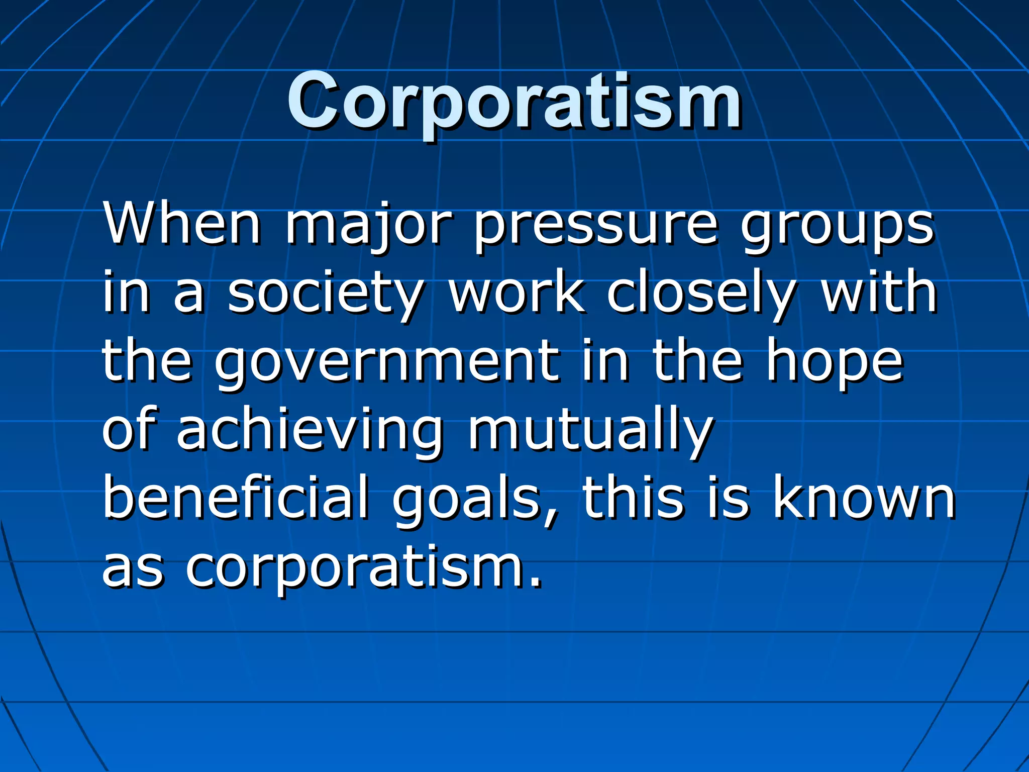 Corporatism | PPT
