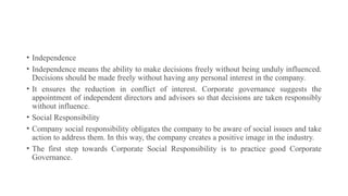 Notes on Corporate governance allied laws | PPTX
