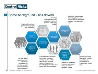 #Corpriskforum2016 - Andy Cox | PDF | Business | Business and Finance
