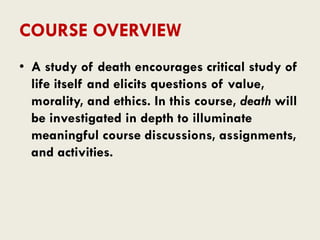 Corpse overview | PPTX