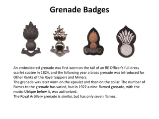 Corps of royal engineers badges and emblems | PPTX