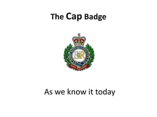 Corps of royal engineers badges and emblems | PPTX