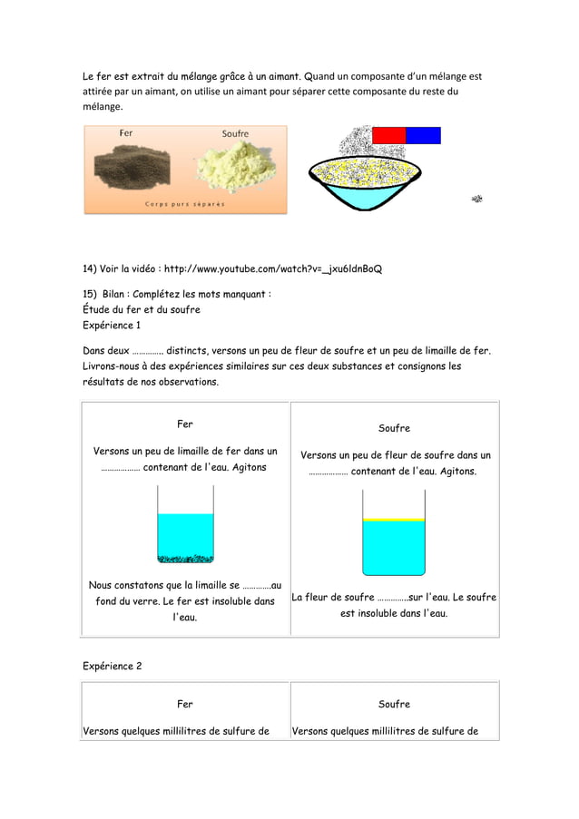 Corps purs et melanges | PDF