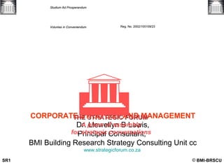 Corp strategy and management | PPT