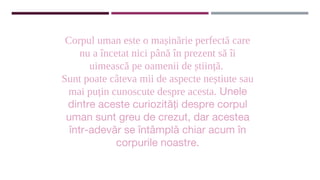 Corpul uman (1) | ODP