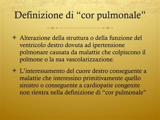 Cor pulmonale | PPT | Lung and Respiratory Health | Diseases and Conditions