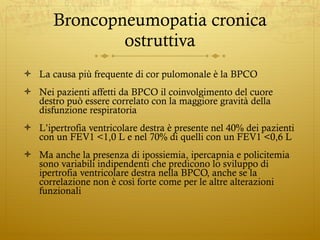 Cor pulmonale | PPT | Lung and Respiratory Health | Diseases and Conditions