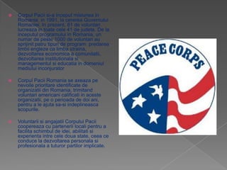 Corpul pacii | PPTX