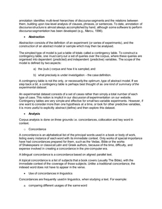 Corpus Analysis in Corpus linguistics | DOCX