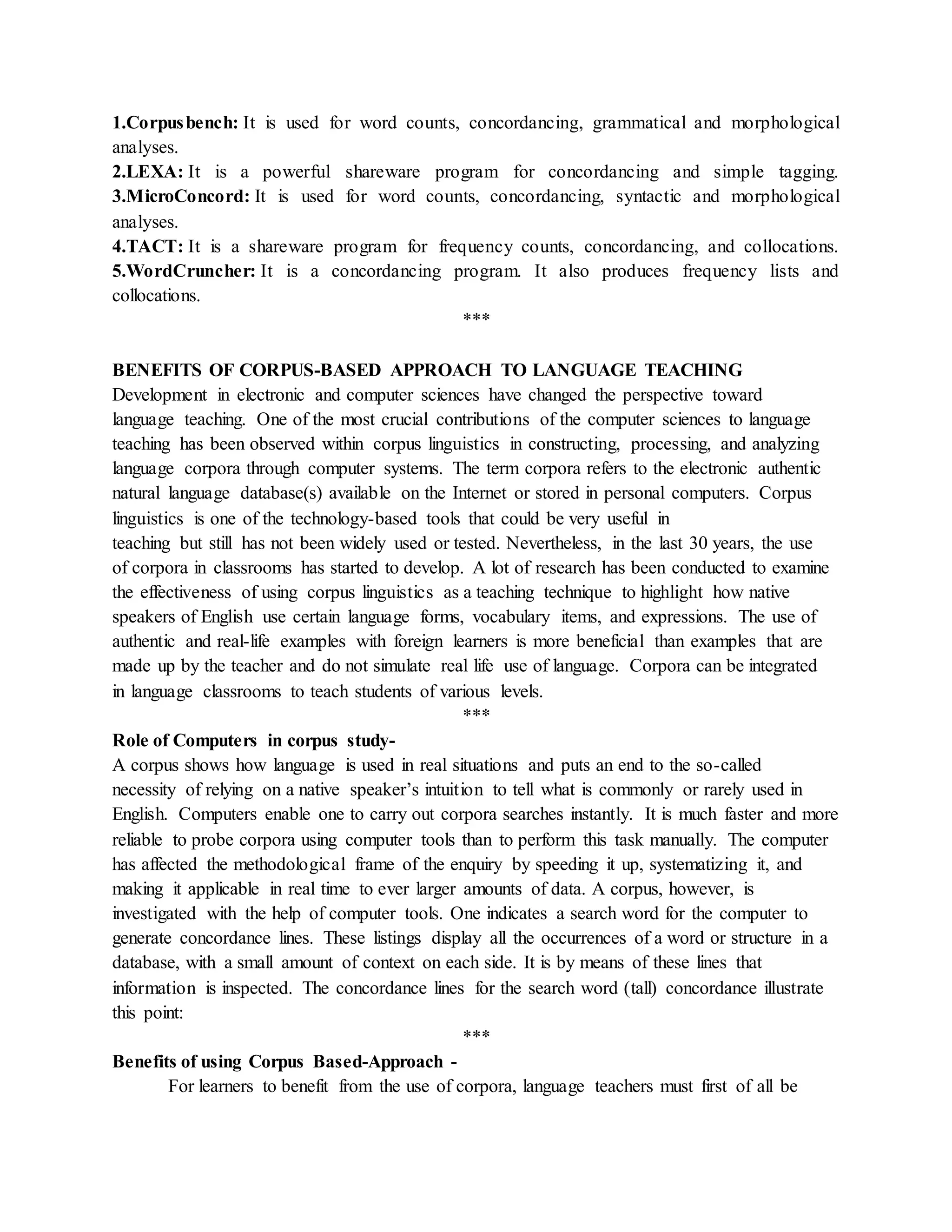 Corpus Linguistics | PDF