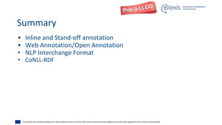 Corpus Annotation with Linked Open Data | PPT