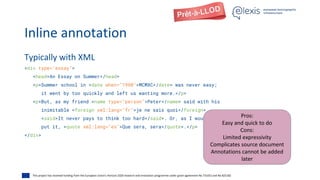Corpus Annotation with Linked Open Data | PPT
