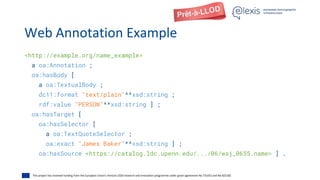Corpus Annotation with Linked Open Data | PPTX