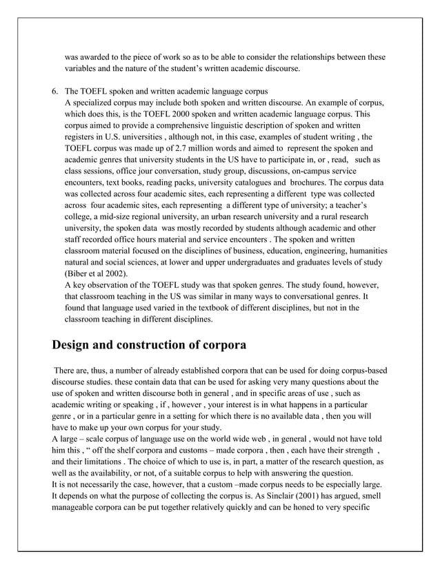 Corpus Approaches To Discourse Analysis DOCX