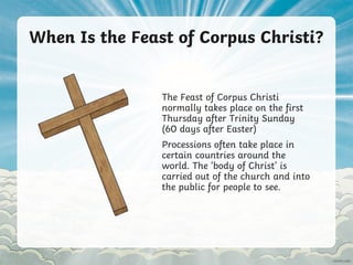 Corpus Christi and Christianity powerpoint.ppt