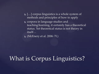 Corpus and OUHK | PPT