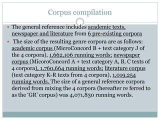 Corpus and semantics final | PPT