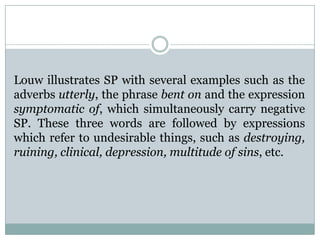 Corpus and semantics final | PPTX