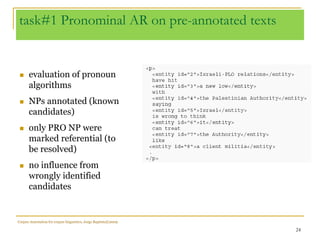 Corpus annotation for corpus linguistics (nov2009) | PPTX