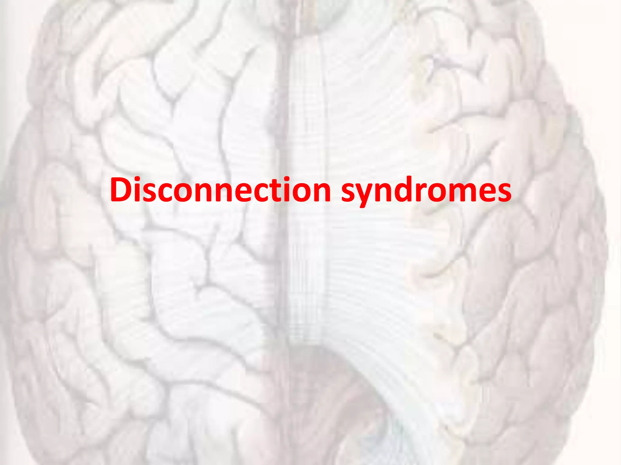 Corpus callosum with disconnection syndromes | PPTX