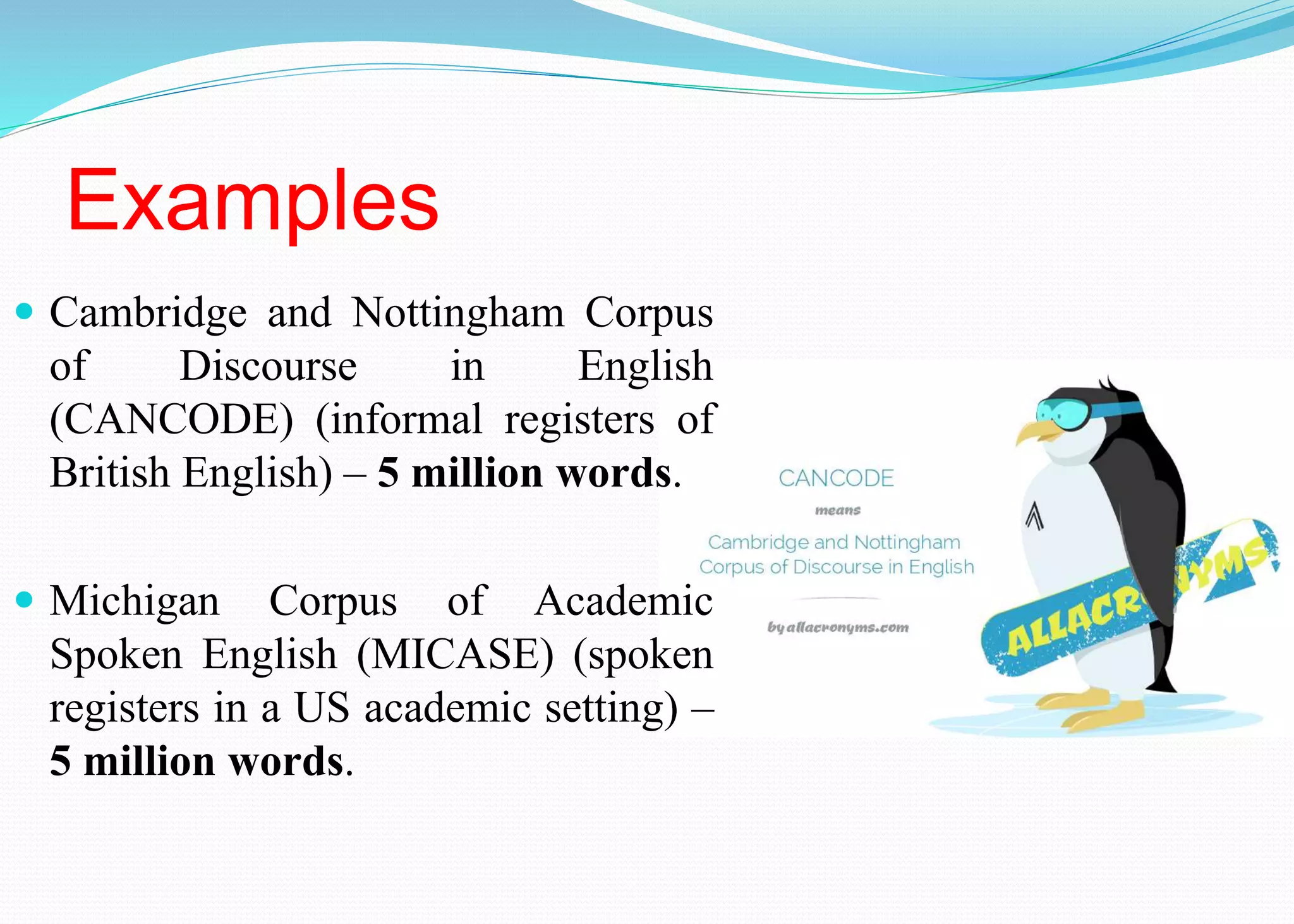 Corpus linguistics | PPTX