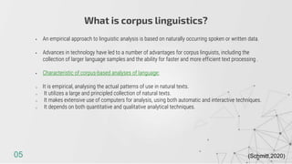 Corpus linguistics, ch6 | PPTX