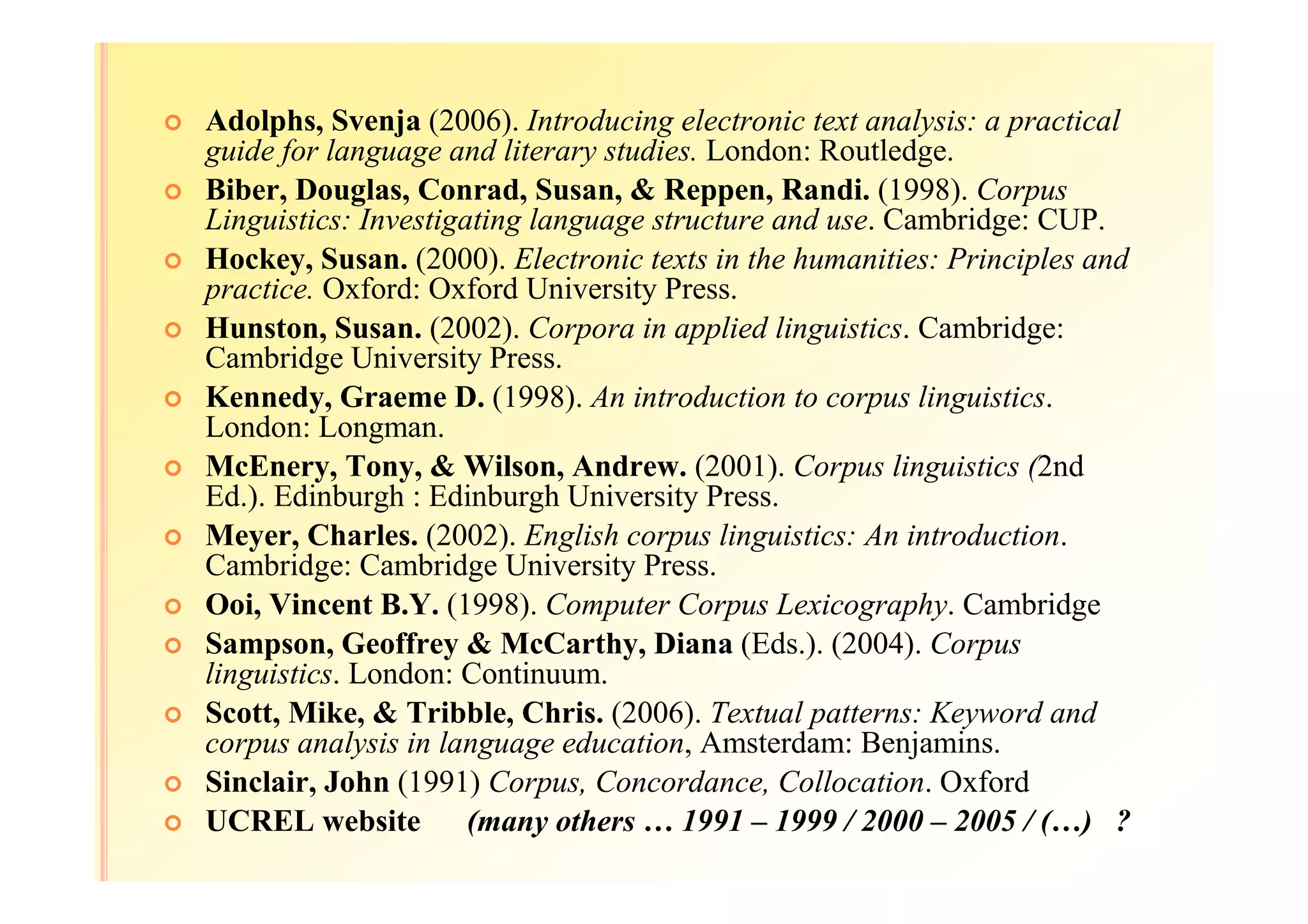 Corpus linguistics intro | PDF