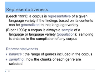 Corpus linguistics the basics | PPTX