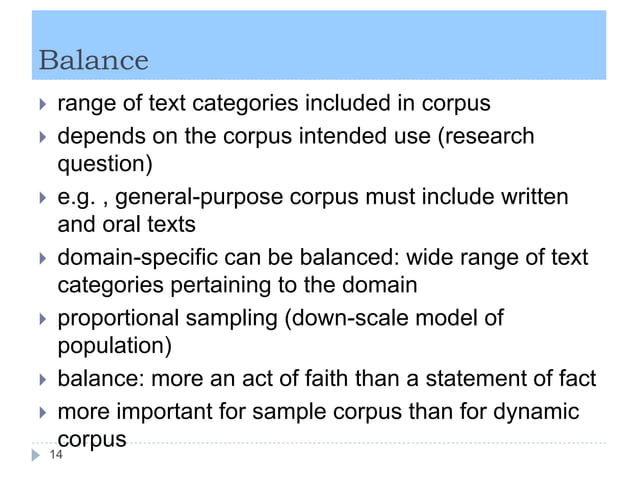 Corpus linguistics the basics | PPTX