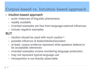 Corpus linguistics the basics | PPTX