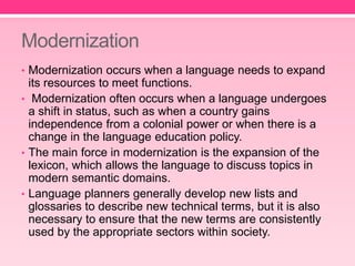 Corpus Planning, Standardization and Modernization.pptx