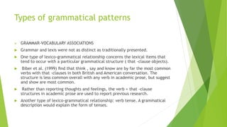 What can a corpus tell us about grammar | PPTX